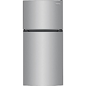 Frigidaire FFHT1425VV 28 Inch Freestanding Top Freezer Refrigerator (Brushed Steel), 13.9 cu.ft.