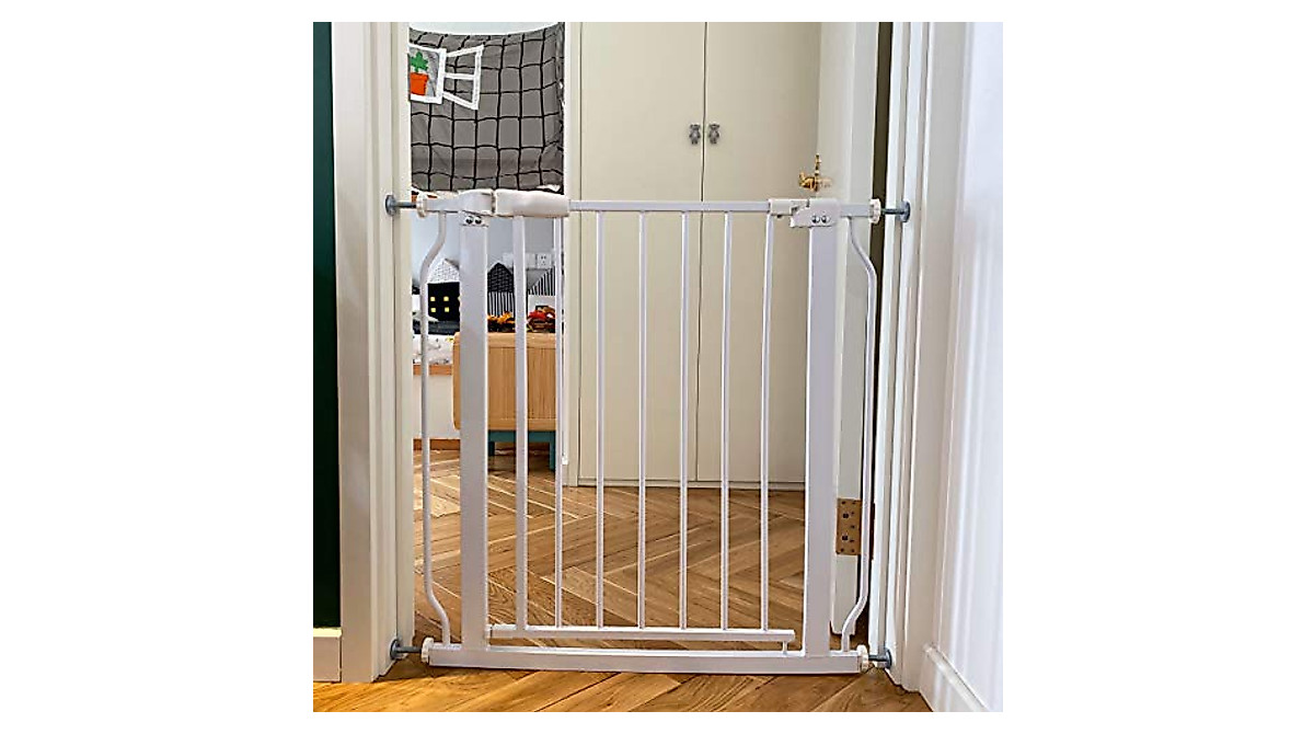 BalanceFrom Safety Gate for Doorways and Stairs - Easy Install, Auto-Close