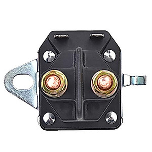 RUTU 12V Starter Solenoid 178861 532192507 582042801 4 Terminals 100A Solenoid Compatible with Craftsman Lawn Tractor Ariens Riding Mower Ryobi Garden Tractor
