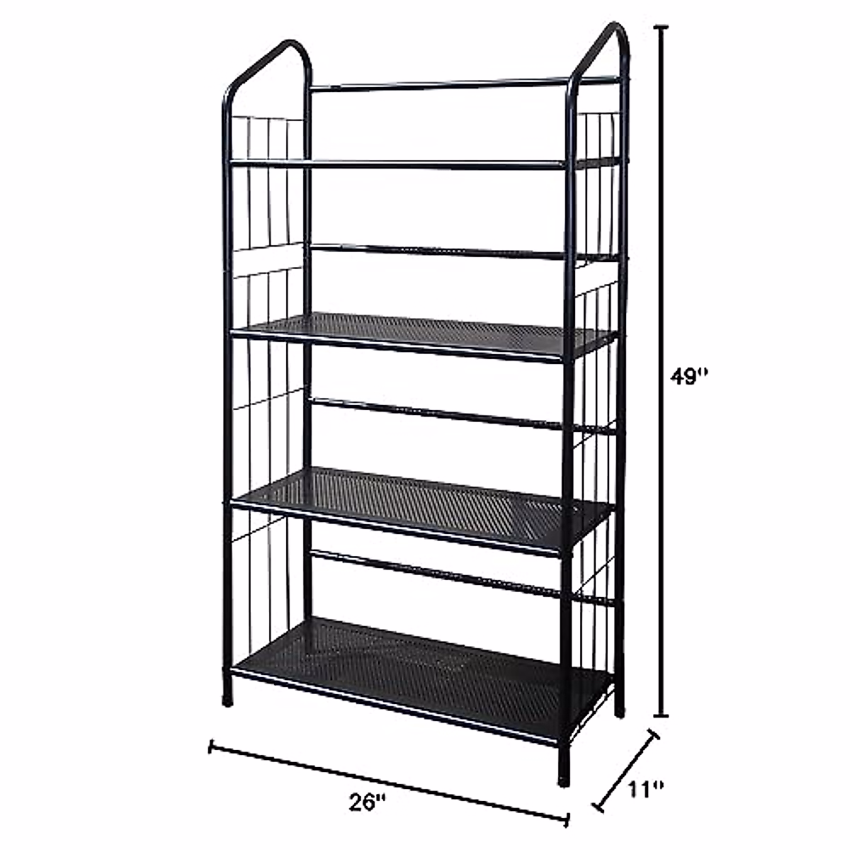 ORE International Four Tier Metal Book Rack