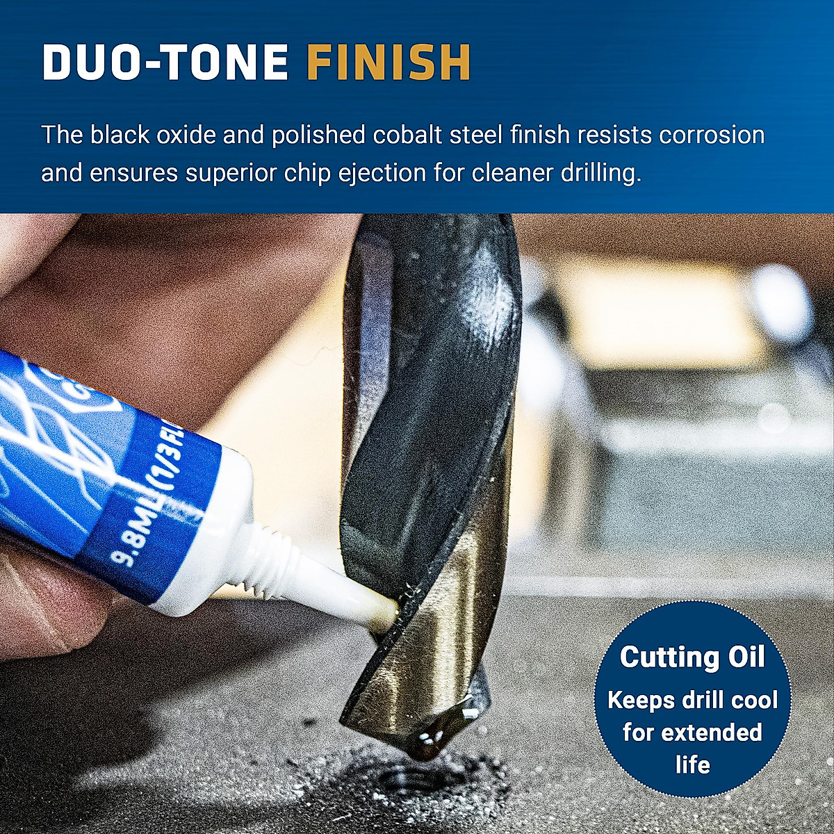 Century Drill & Tool, 44340, 5/8",Silver & Deming,High Speed Drills, Cobalt Steel