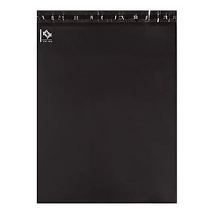 KKBESTPACK 100 Pcs 12x15.5 Poly Mailer Envelopes Shipping Bags Self Adhesive Waterproof Bags (Black), 12 x 15.5