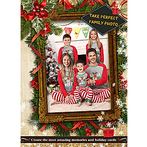 SUNNYBUY Family Christmas Pjs Matching Sets,Holiday Pajamas Xmas Jammies for Family or Couples, What The ELF, 3T-80