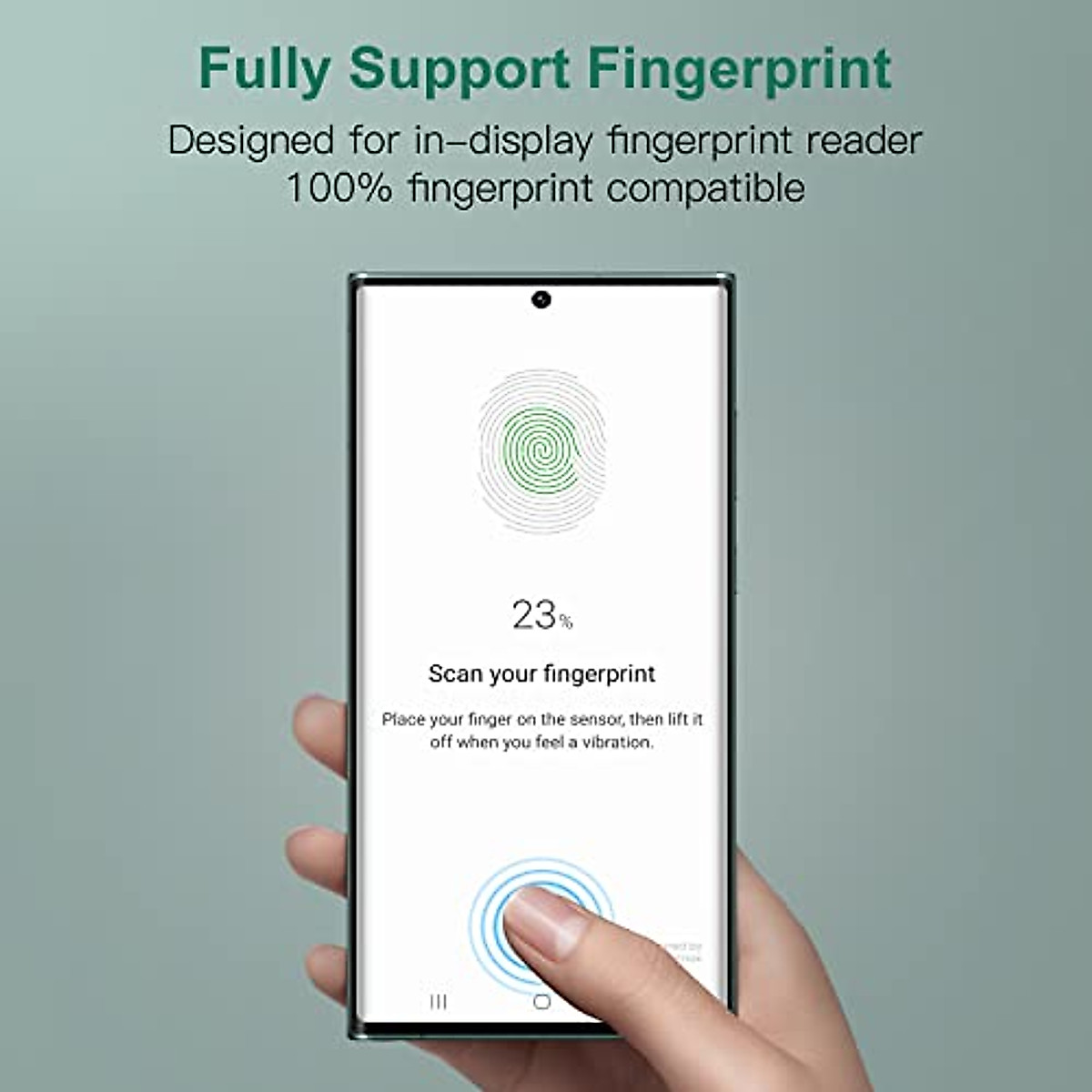 Gatatol [2 Pack for Galaxy S23 Ultra Screen Protector Privacy [Support Fingerprint & S Pen] 2X 3D Curved Anti-Spy Tempered Glass for Samsung S23 Ultra 5G