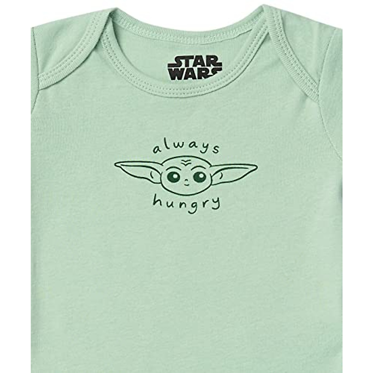 Amazon Essentials Disney | Marvel | Star Wars Unisex Babies' 6-Piece Outfit Set, Pack of 6, Star Wars The Child, 6-9 Months
