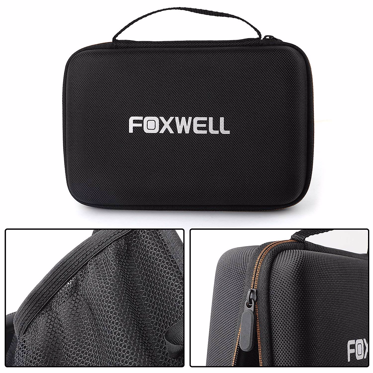 FOXWELL Car Battery Tester BT100 Pro 12V Automotive 100-1100CCA Analyzer with EVA Case