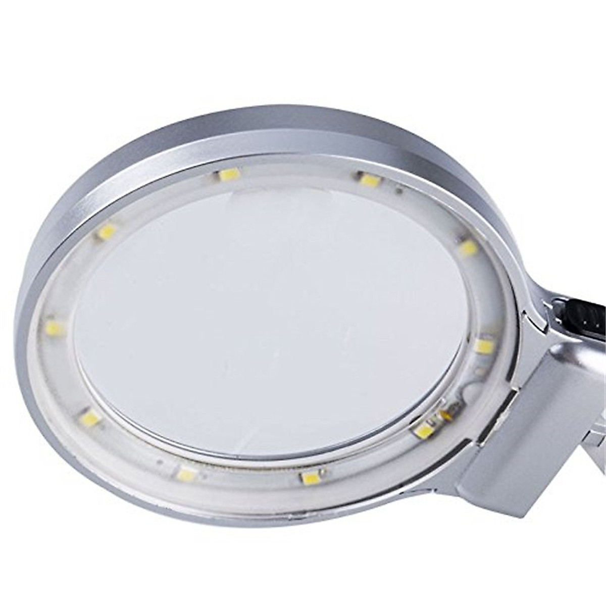 Glam Hobby LED Light Helping Hands Magnifier Station - 3X 4.5X USB Lighted Hands Free Magnifying Glass Stand with Clamp and Alligator Clips - for Soldering, Assembly, Repair, Modeling, Hobby, Crafts