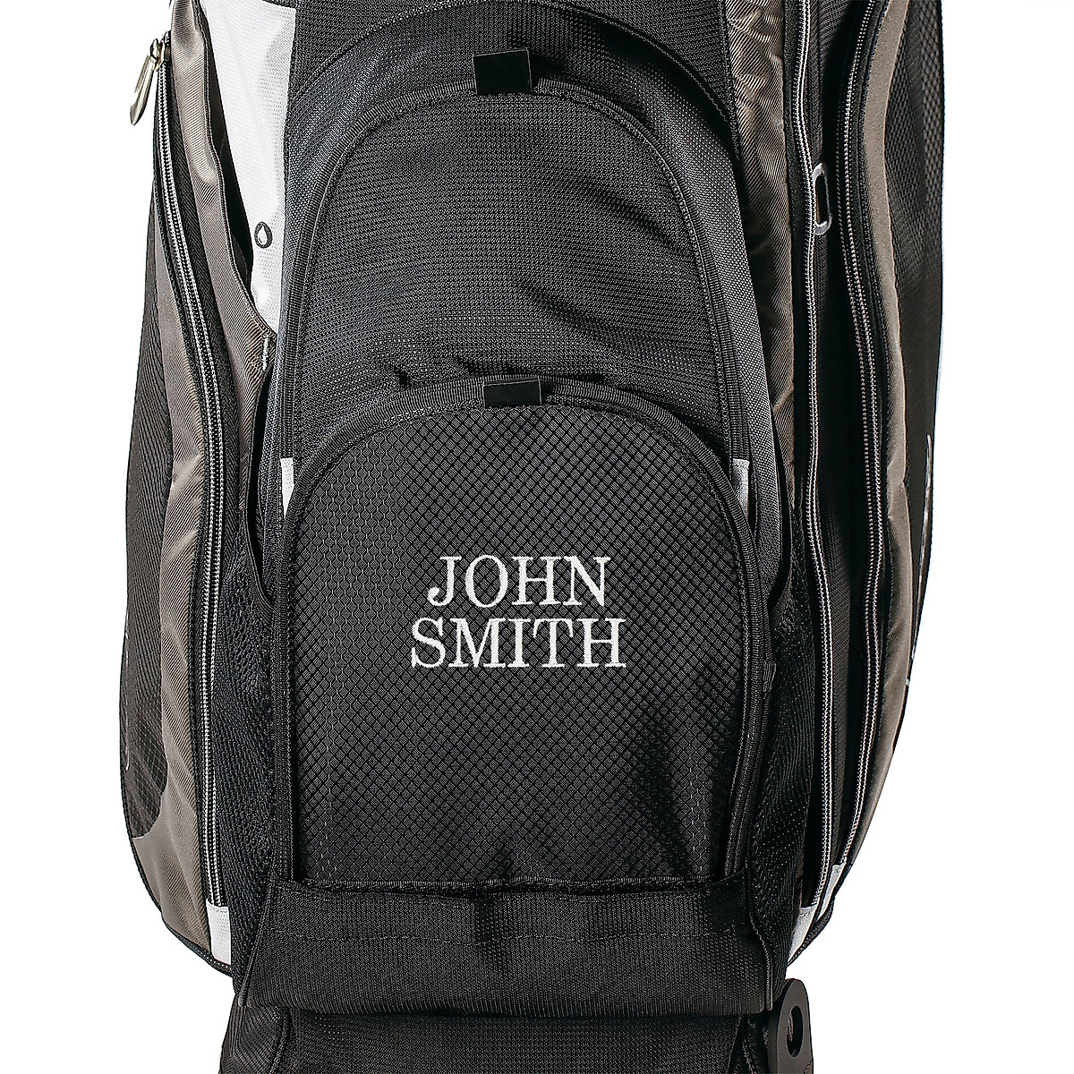 Izzo Golf Versa Ultra-Lite Stand Golf Bag with Exclusive Features, Black/Gray