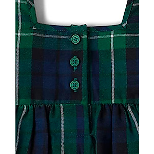 The Children's Place Baby Girls' Long Sleeve Fashion Dress, SPRUCESHAD, 12-18 Months