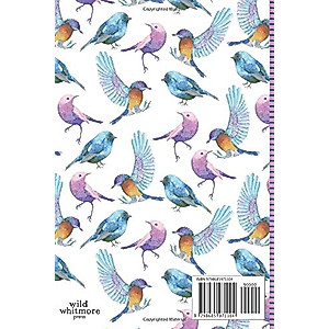 Birthday Book: A Date Keeper and Birthday Reminder Organiser Notebook – Bird Watercolour Drawing