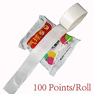 100 Points Balloon Attachment Glue dot Attach Balloons to Ceiling or Wall Balloon Stickers Wedding Birthday Party Decoration (Sticker)