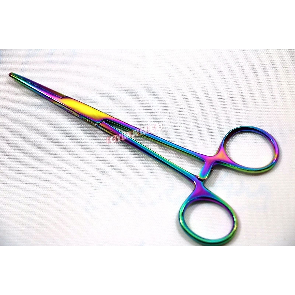 New 5 EA Premium AUTOCLAVABLE Kelly HEMOSTAT Forceps 5.5" Straight Multi Rainbow Color