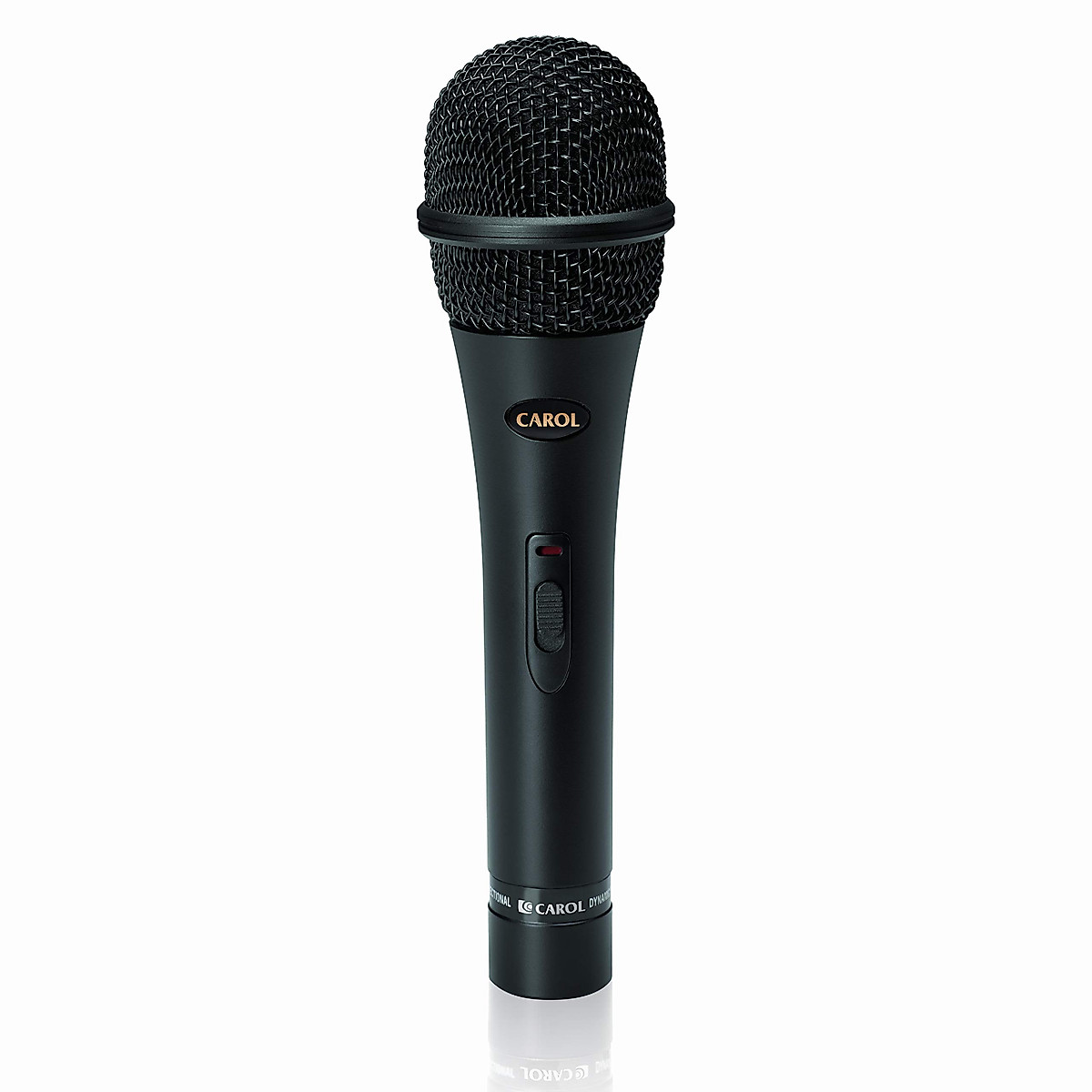 CAROL GS-57 Cardioid Dynamic Vocal Microphone w/ 14.8ft XLR to 1/4"(6.35mm) Cable, for Presentation & Home Studio, Stage, Shock Absorber Effects, Compatible with Amplifier