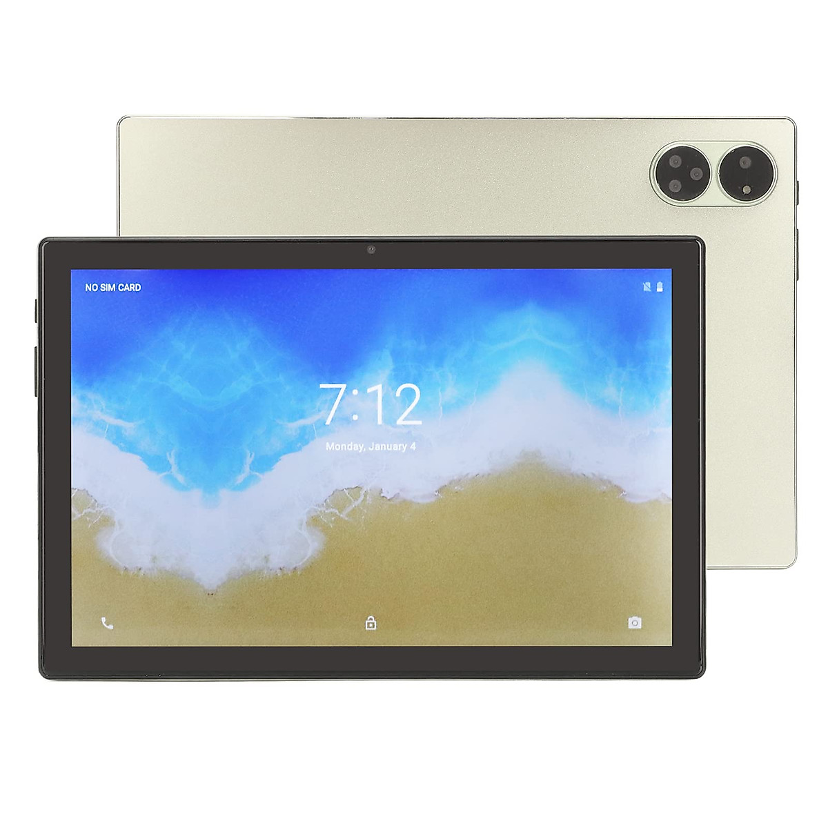 5G WiFi Tablet, Support OTG 10.1 Inch 100‑240V Tablet 5800mAh for Teenagers (US Plug)