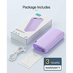 Kuulaa Portable Charger 26800mAh, High Capacity Power Bank, Dual-Input and Dual-Output Battery Pack USB C, Cell Phone Battery Chargers for iPhone, Samsung Galaxy, Google LG & etc