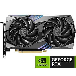 MSI Gaming GeForce RTX 4060 Ti 8GB GDRR6 128-Bit HDMI/DP Nvlink TORX Fan 4.0 Ada Lovelace Architecture Graphics Card (RTX 4060 Ti Gaming X 8G)