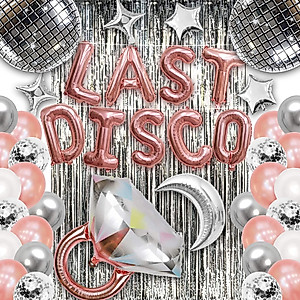 Last Disco Bachelorette Party Decorations– Bridal Shower Decorations – Last Rodeo Bachelorette Balloons Decor – Disco Cowgirl Bachelorette Party Decorations Favors Supplies Bride To Be Decorations