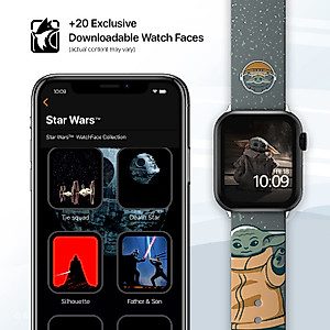Star Wars: The Mandalorian - Grogu Smartwatch Band - Officially Licensed, Compatible with Every Size & Series of Apple Watch (watch not included)