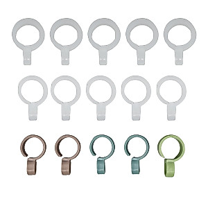 15PCS Cross-Stitch Roll Clip Embroidery Fabric Clip Colored Needlework Fabric Holder Stitching Fabric Clamp Sewing Fabric Fastener Cross-Stitch Roll Fabric Grip Cross Stitch Supplies 3 Sizes