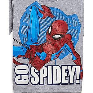 Marvel Avengers Spiderman Toddler Boys T-Shirt and French Terry Shorts Set 5T