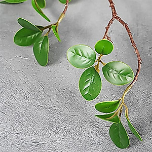 SzJias Faux Stems Artificial Branches for Vase Faux Greenery Plant Stems for Fake Tree Branches (3 Branches, 43.3 inch/Branches)
