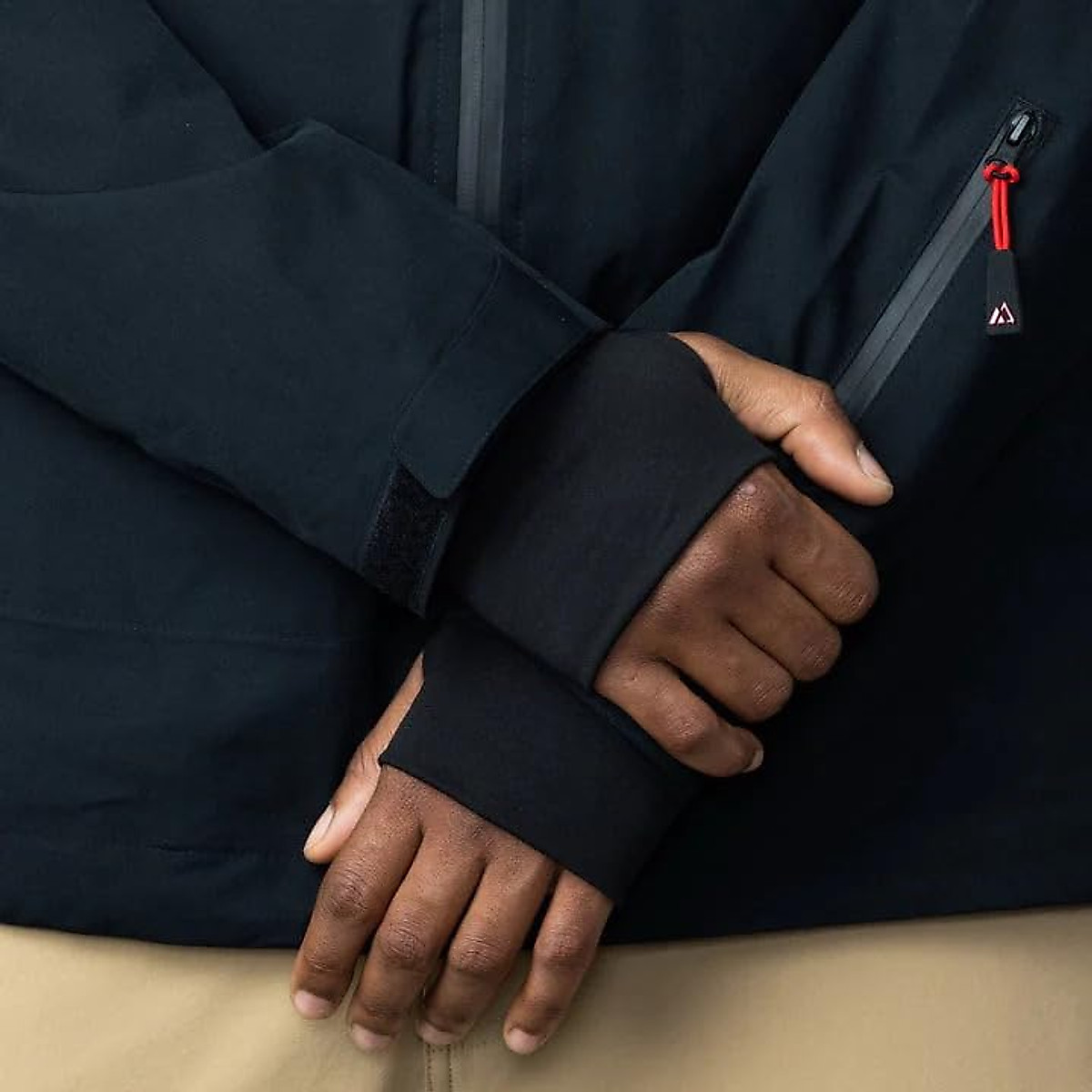 Apricoat Adventure 2.0 Men's Warm Winter Jacket Insulated, Hooded, Waterproof and windproof for Traveling, Hiking, Trekking, Camping, & All Sports Activities such as Snowboarding & Skiing-Black