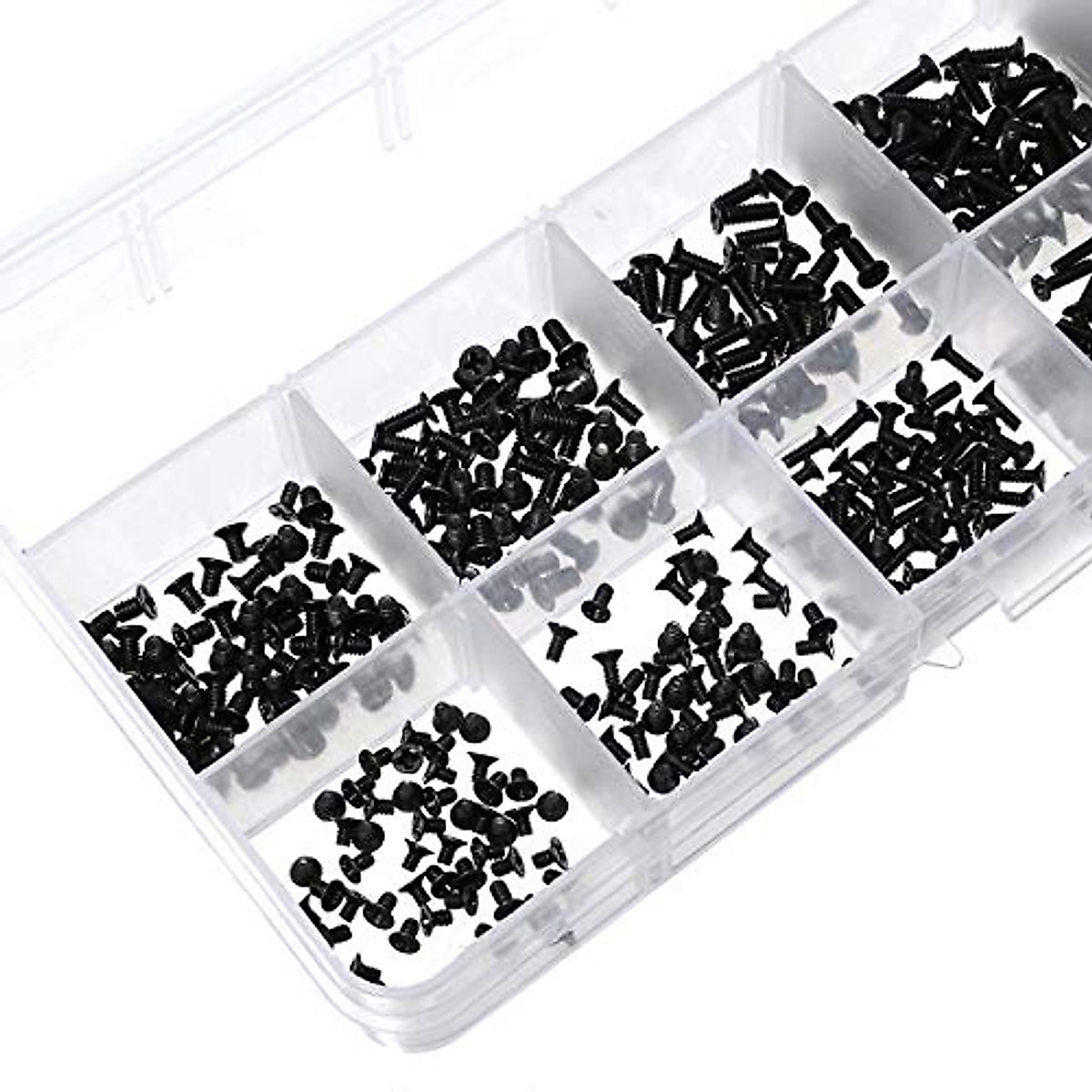 NLXTXQC 500Pcs Universal Laptop Computer Notebook Flat Head Screw Assortment Kit with Screwdriver