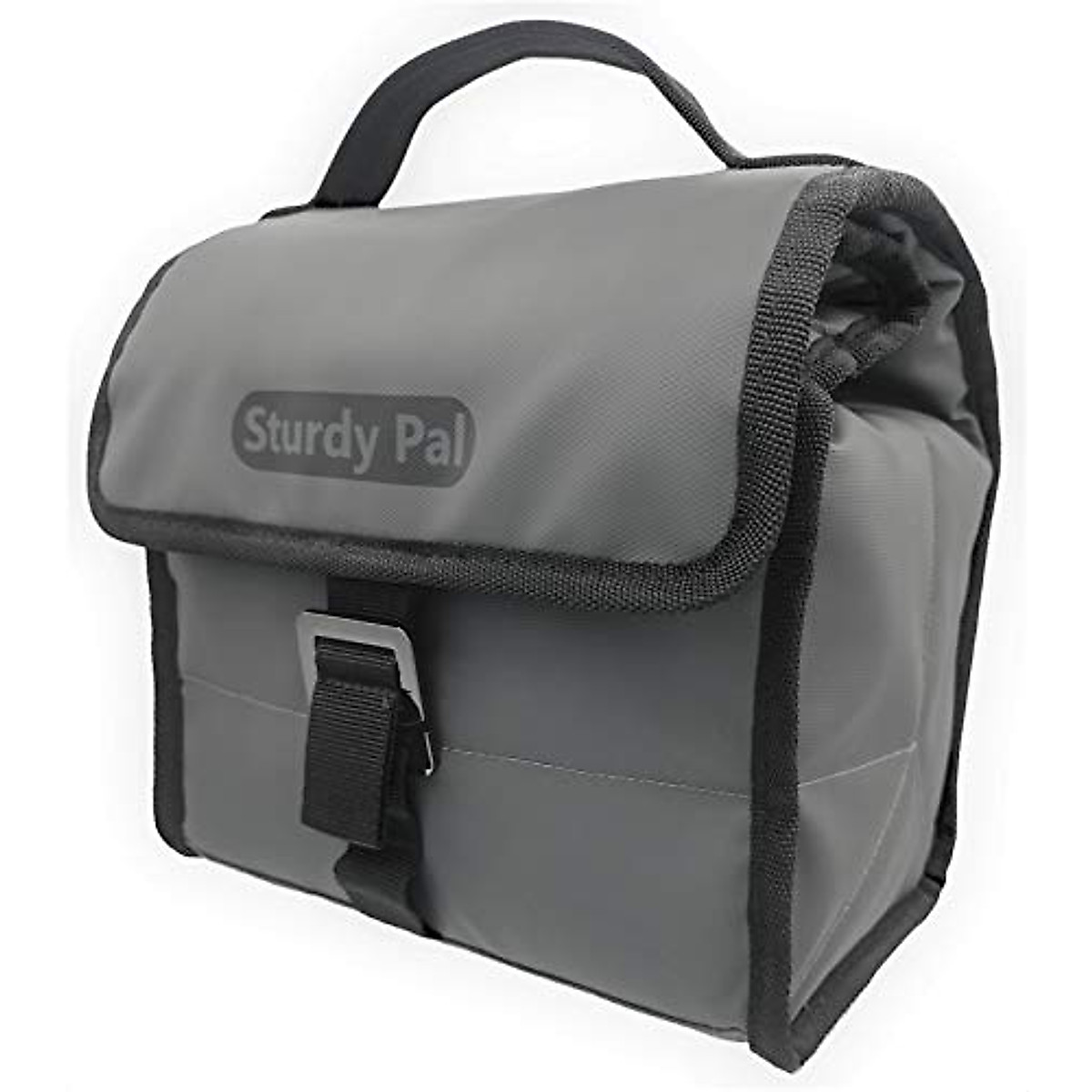 Sturdy Pal NOW BACK IN STOCK! Get your Insulated Foldable and Adjustable Size Heavy-Duty Leak Proof Lunch Bag for Men & Women with Utensil Zip Pouch