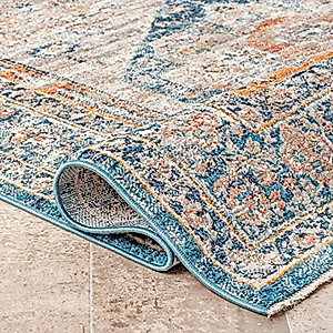 nuLOOM Corolla Persian Vintage Area Rug, 10' 2" x 14', Beige