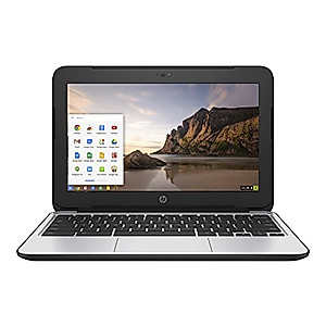 HP ChromeBook 11 G4 EE: 11.6-inch (1366x768) | Intel Celeron N2840 2.16GHz | 16GB eMMC SSD | 4GB RAM | Chrome OS - Black