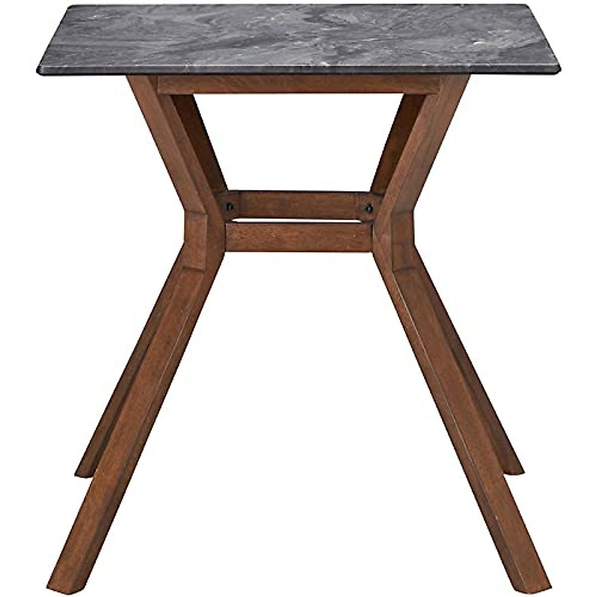 Coaster Furniture Parkersburg Square Paladina and Natural Walnut Counter Height Table 192758