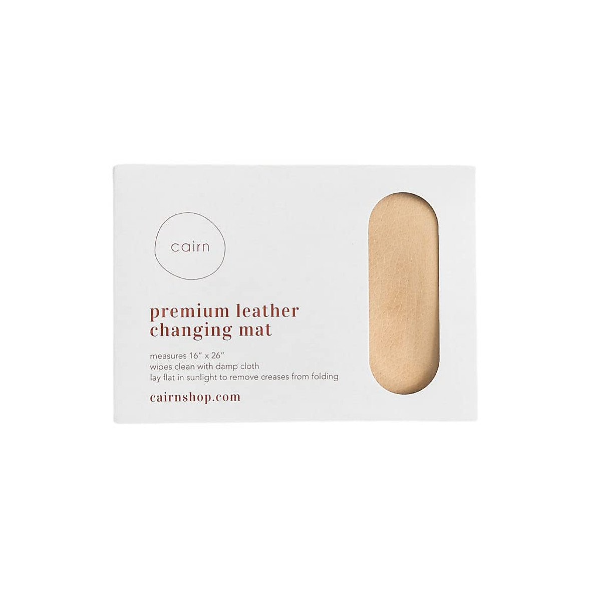 Vegan Leather Baby Changing Mat - Portable, Wipeable & Reusable Diaper Pad - 16" X 26" - Foldable for Travel