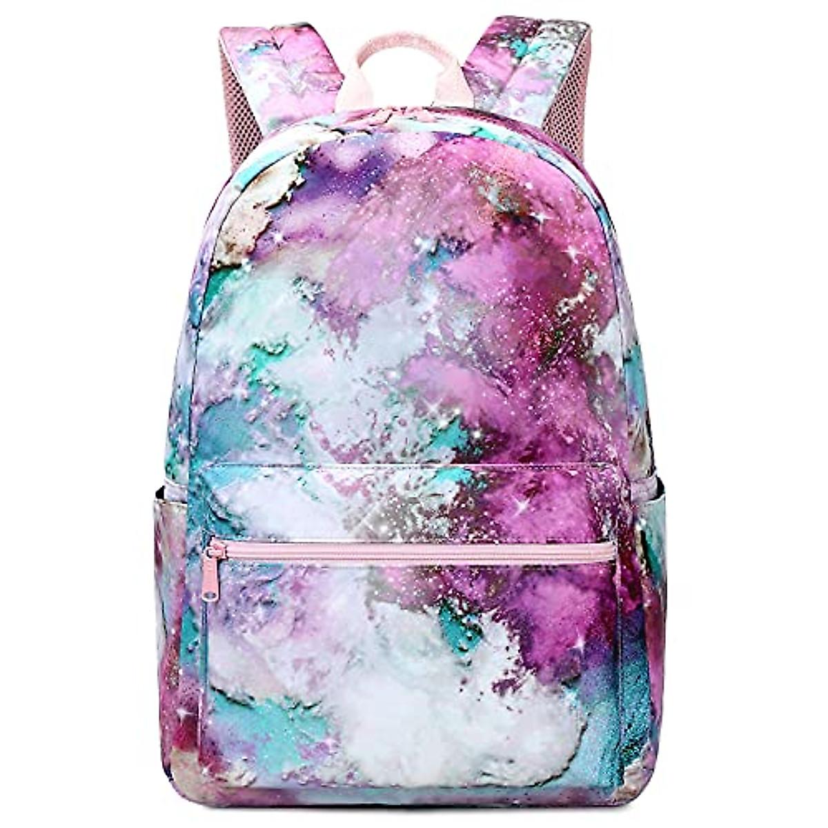 Abshoo Lightweight Galaxy School Backpacks for Teen Girls Backpack with Lunch Bag (A Galaxy)