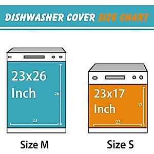 Kitchen Fire Pattern Dishwasher Magnet Decorative Lid Sticker, Magnetic Fridge Lid Sticker, Magnets for Kitchen Cabinet Doors, 23x26 inches