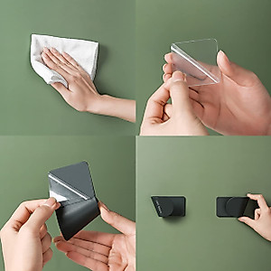 Luxshiny 3 pairs Kitchen Wall- Utensils Lid Hanging Pot Pan Cover Rack Wall Holder Cutting Stand Adhesive Cabinet Mount Cookware Holders Mounted Hangers Wall-mounted Free for Organizers