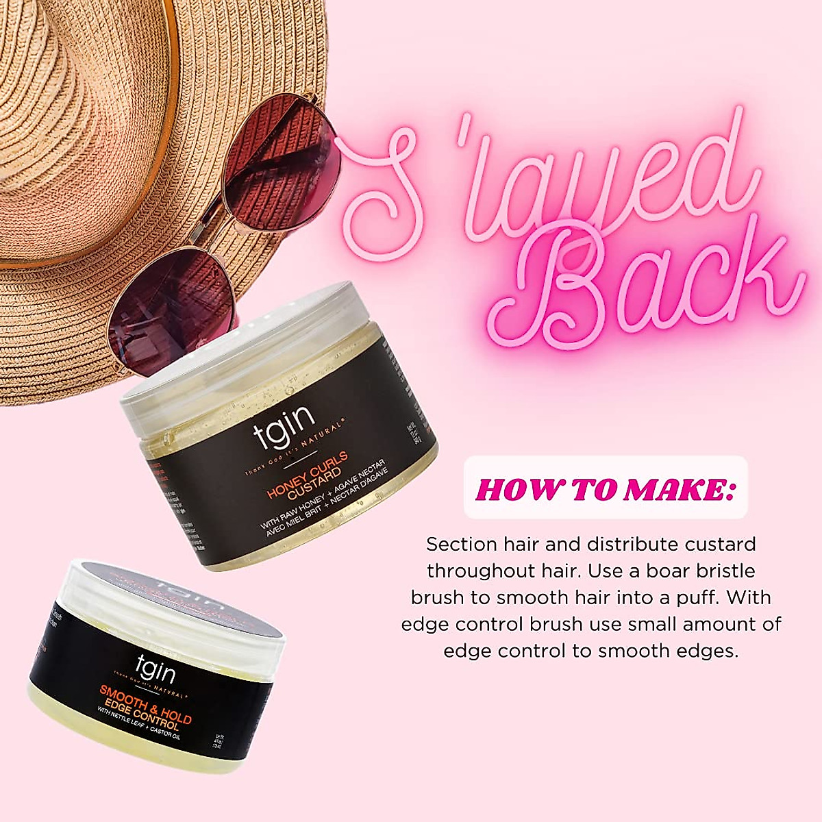 Thank God It's Natural Honey Curls Custard - 12 Oz - For Natural, Dry, Curly, Damaged Hair