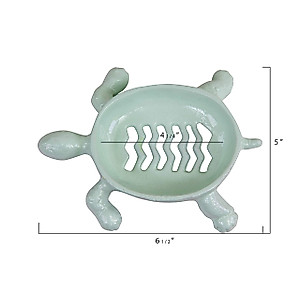 Creative Co-Op Cast Iron Turtle Soap Dish