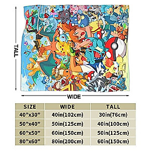 Aadisha Flannel Blanket for Beding Cozy Plush Throw Blanket Lightweight Decorative Blanket Air Conditioner Blanket for Couch Sofa Chair Office Travelling Camping 40"X30"Style-1