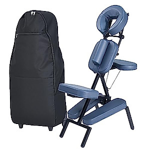 Master Massage Professional Portable Chair Package,Aluminum, Blue, 1 Count