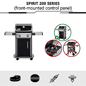 Unidanho 69866 Stainless Steel Warming Rack for Weber Weber Spirit E210 S210 E220 S220 with Up Front Controls (2013 - Newer)