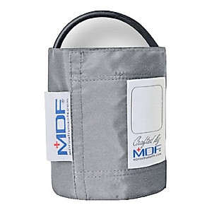 MDF Airius Palm Aneroid Sphygmomanometer - German Made Professional Blood Pressure Monitor with Adult Sized Cuff Included - Lifetime Calibration - Grey/White (MDF848AR-12)