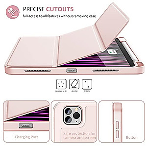 iPad Pro 11 Inch Case 2022 2021 2020 2018, Hoidokly Slim Stand Protective Folio Case Smart Cover with Pencil Holder Compatible with Apple iPad Pro 11" 4th 3rd 2nd 5st Generation