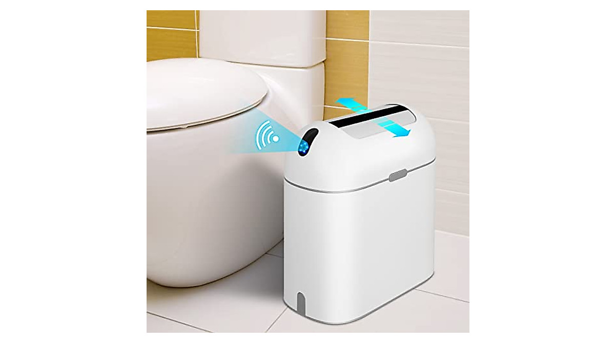 TeqHome Touchless Trash Can – Smart & Modern Design