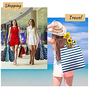 BeeGreen Shopping Bags Reusable Grocery Tote Bags 6 Pack XLarge 50LBS Ripstop Geometric Fashion Recycling Bags with Pouch Bulk Machine Washable Nylon Bags Black Gray Blue Navy Teal Christmas