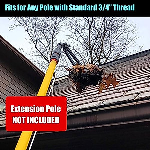 Gutter Cleaning Tools, Cleaning Roof Leaf Tools, Leaf Cleaning Tool, Ground Gutter Cleaner, Roof Gutter Cleaning Tool, Gutter Extension Rain Gutter Cleaners from the Ground