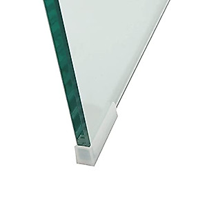 Christopher Knight Home Salim 12mm Tempered Glass Coffee Table, Clear, 39.5 in x 21.7 in x 14 in