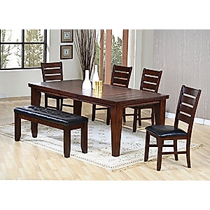 ACME 0 Set of 2 Solid Hardwood Dining Chair, Country Cherry Finish