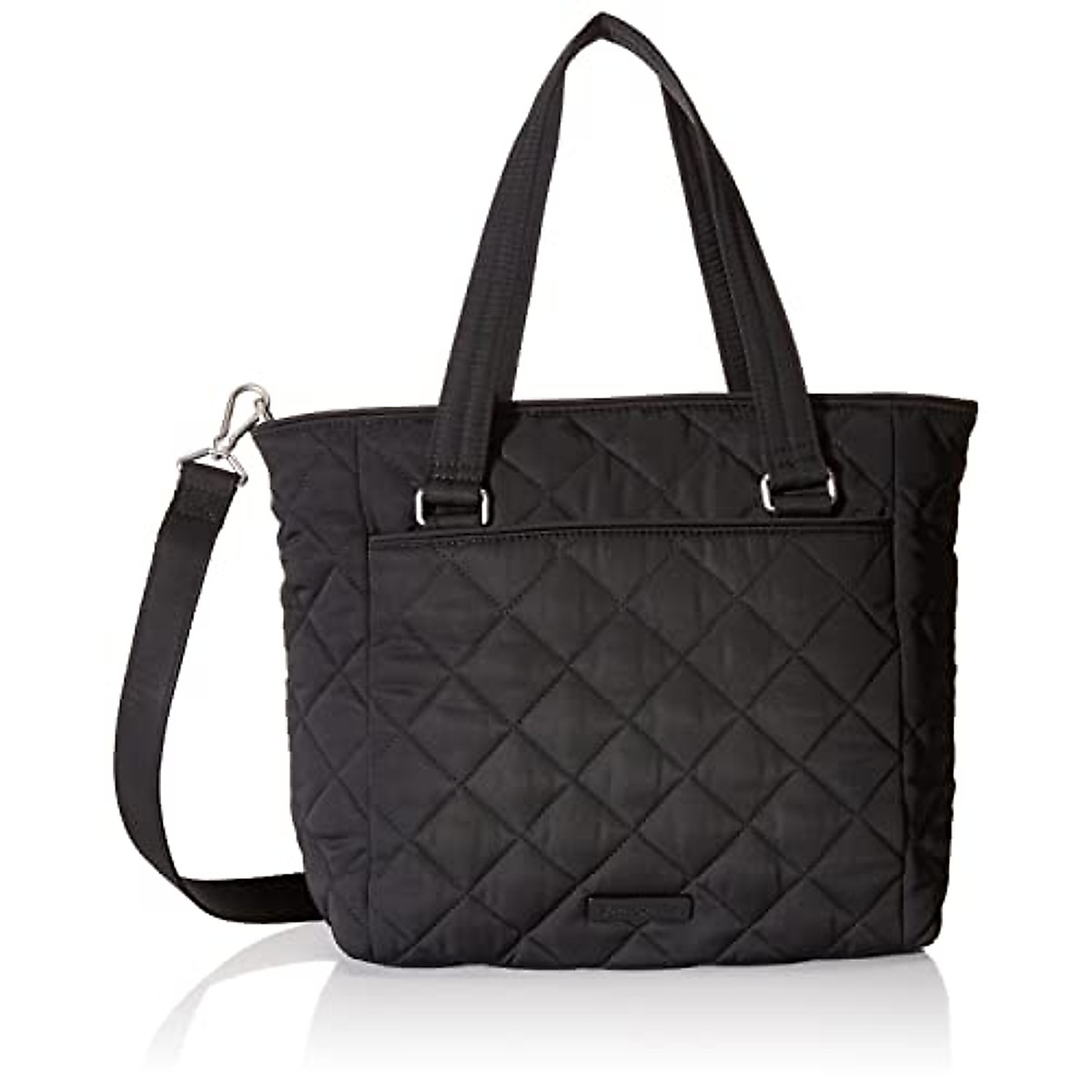 Vera Bradley Women's Performance Twill Multi-Strap Shoulder Satchel Purse, Black, One Size