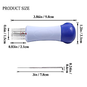 Needle Felting, Felting Needle Tool with 7 Needles, Needle Felting Stitch Punch Tool - Wool Felt Needle Tools - Felting Starter Kit for DIY Patchwork & Craft - Make Beautiful Felt Animals & Patterns