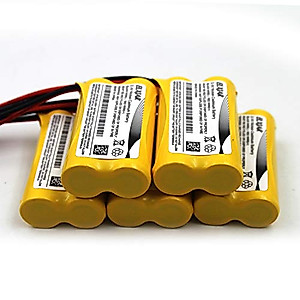 elxjar (5-Pack) 2.4V 600mAh Battery Replacement Exit Sign Emergency Light Exitronix 10010036 Lithonia 10010034 Interstate NIC1394 BEL-179